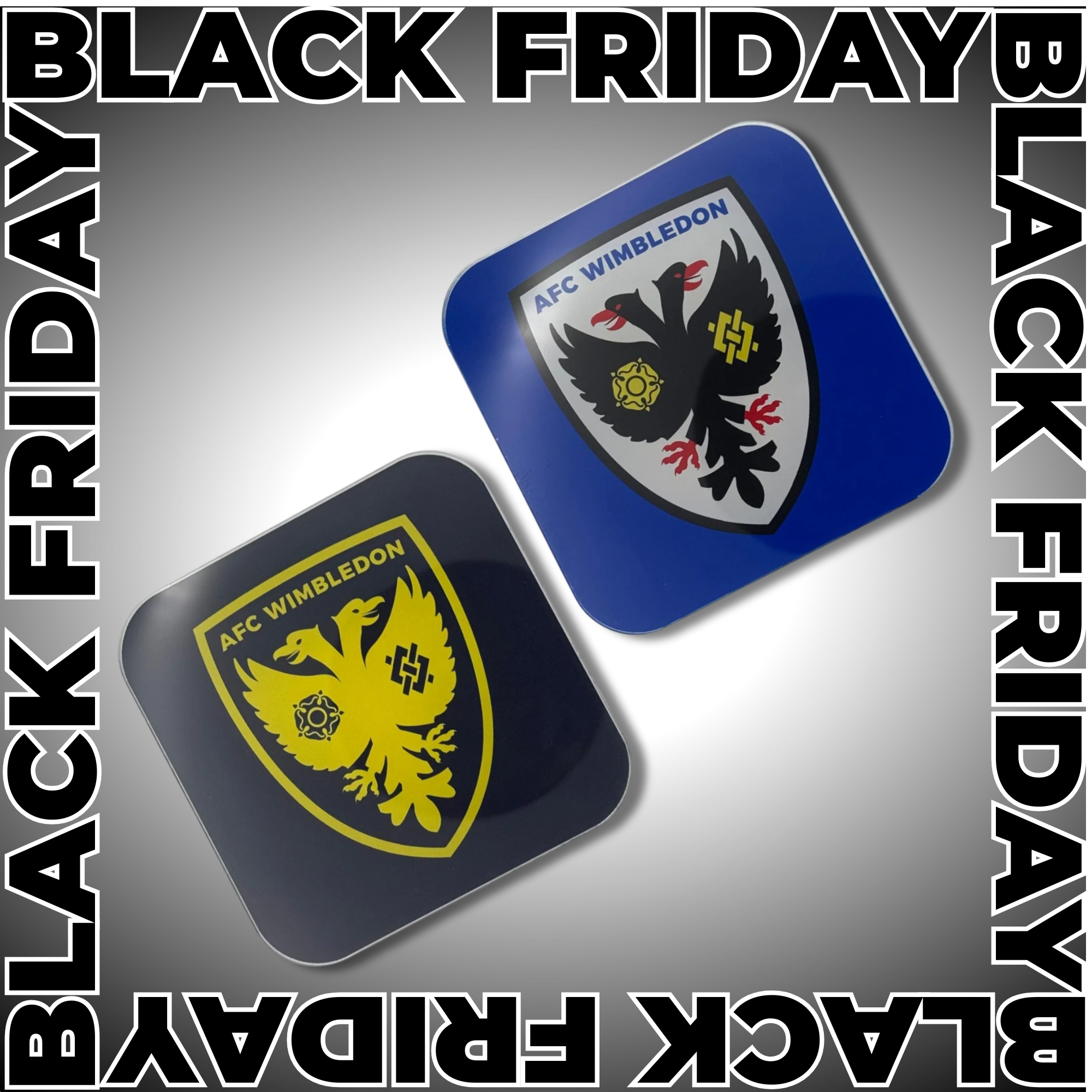 Acrylic Coasters Twin Pack – AFC Wimbledon Shop