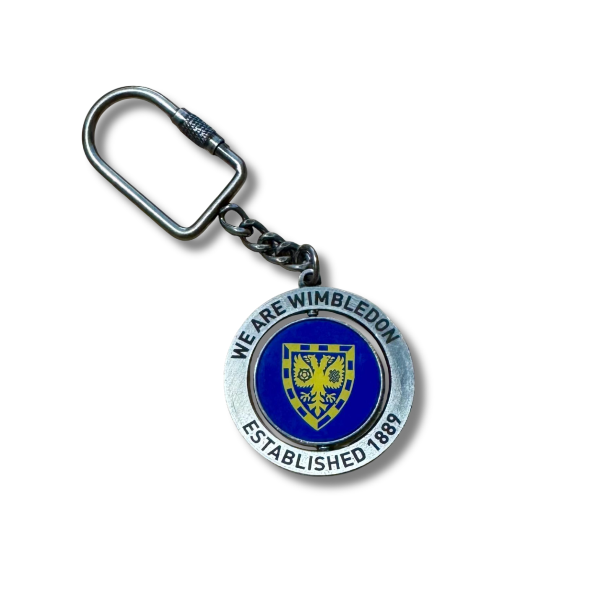 AFCW/WFC Premium Spinner Keyring – AFC Wimbledon Shop