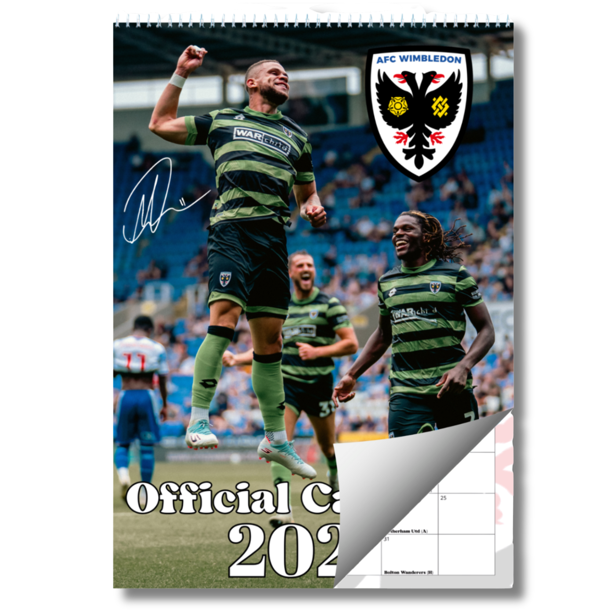 2026 Official Calendar – AFC Wimbledon Shop