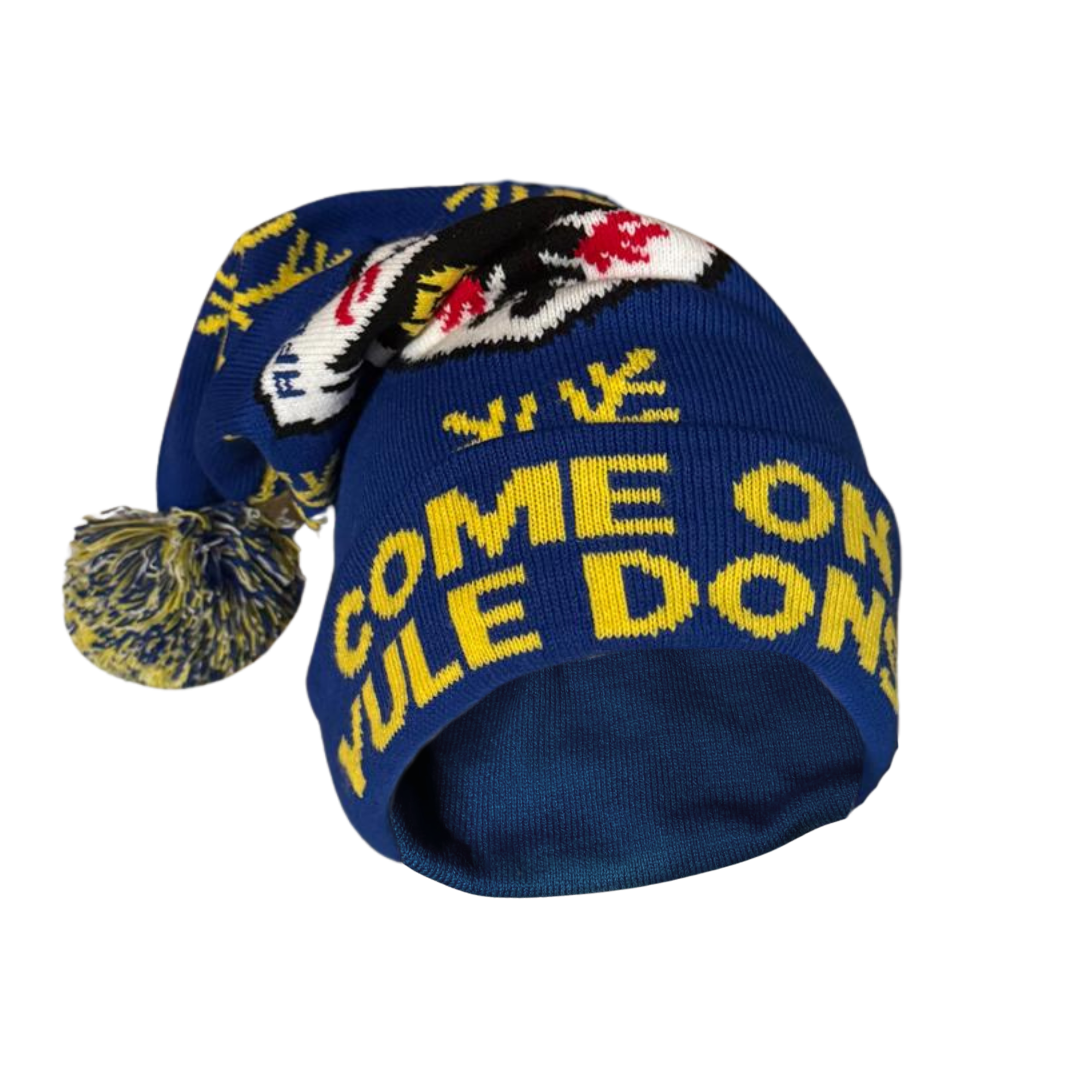 Knitted 'YULE DONS' Christmas Bobble Hat – AFC Wimbledon Shop